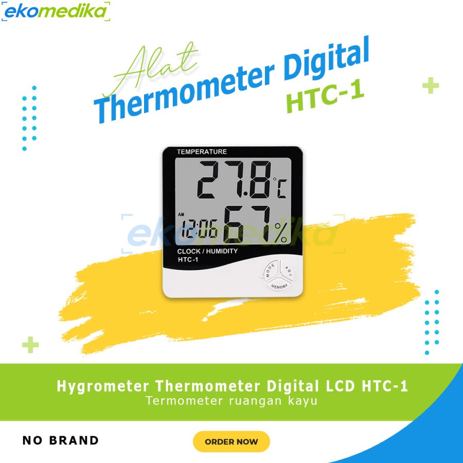 Jual Termometer Ruangan/Digital Termometer Higrometer/Thermometer/Alat ...