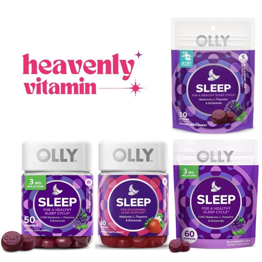 Jual OLLY Sleep Supplement Vitamins Gummies USA | Shopee Indonesia