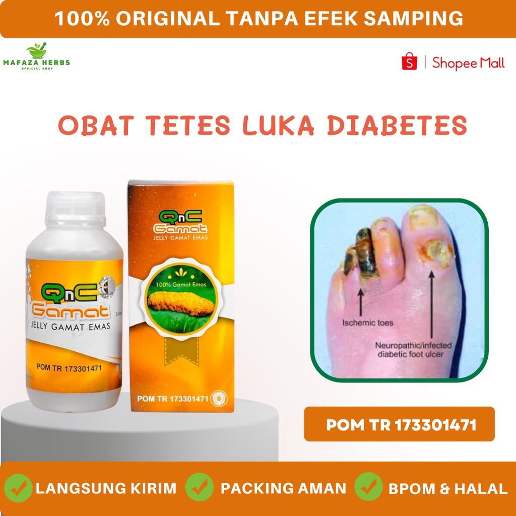 Jual Obat Luka Diabetes, Luka Diabetes Basah, Luka Diabetes Kering ...