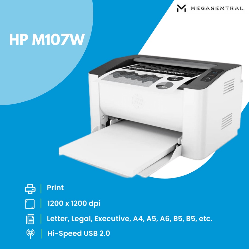 Jual Printer HP Laserjet M107W / Laser M107 W Garansi Resmi | Shopee ...