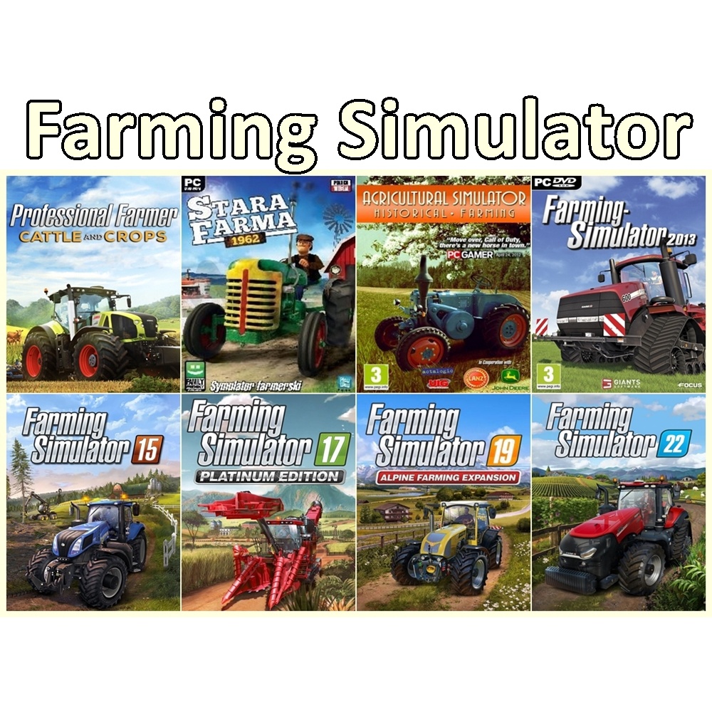 Jual Farming Simulator Game untuk Komputer PC Laptop KOLEKSI LENGKAP ...