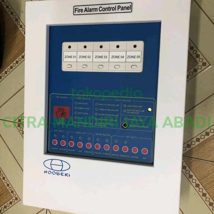 Jual Master Control Panel Fire Alarm 5 Zone Hooseki MCFA PANEL | Shopee Indonesia