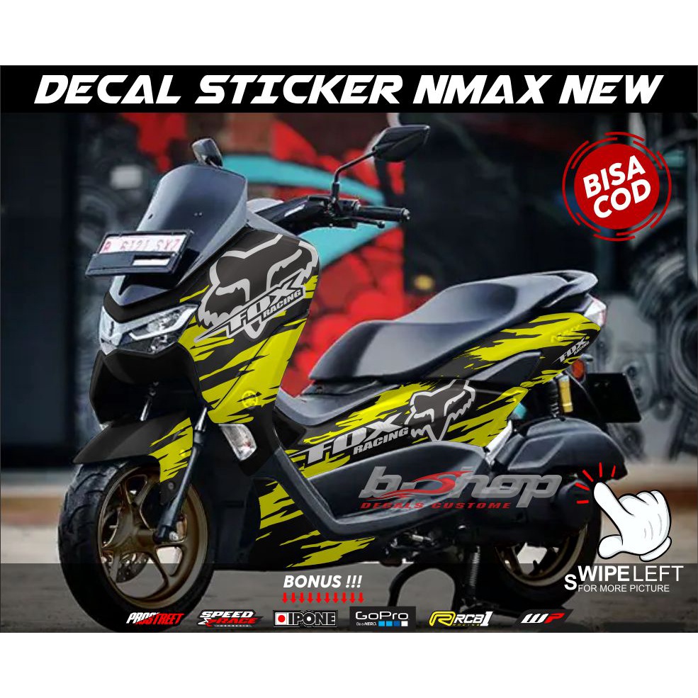 Jual Stiker Nmax full body decal stiker nmax new motif fox | Shopee ...