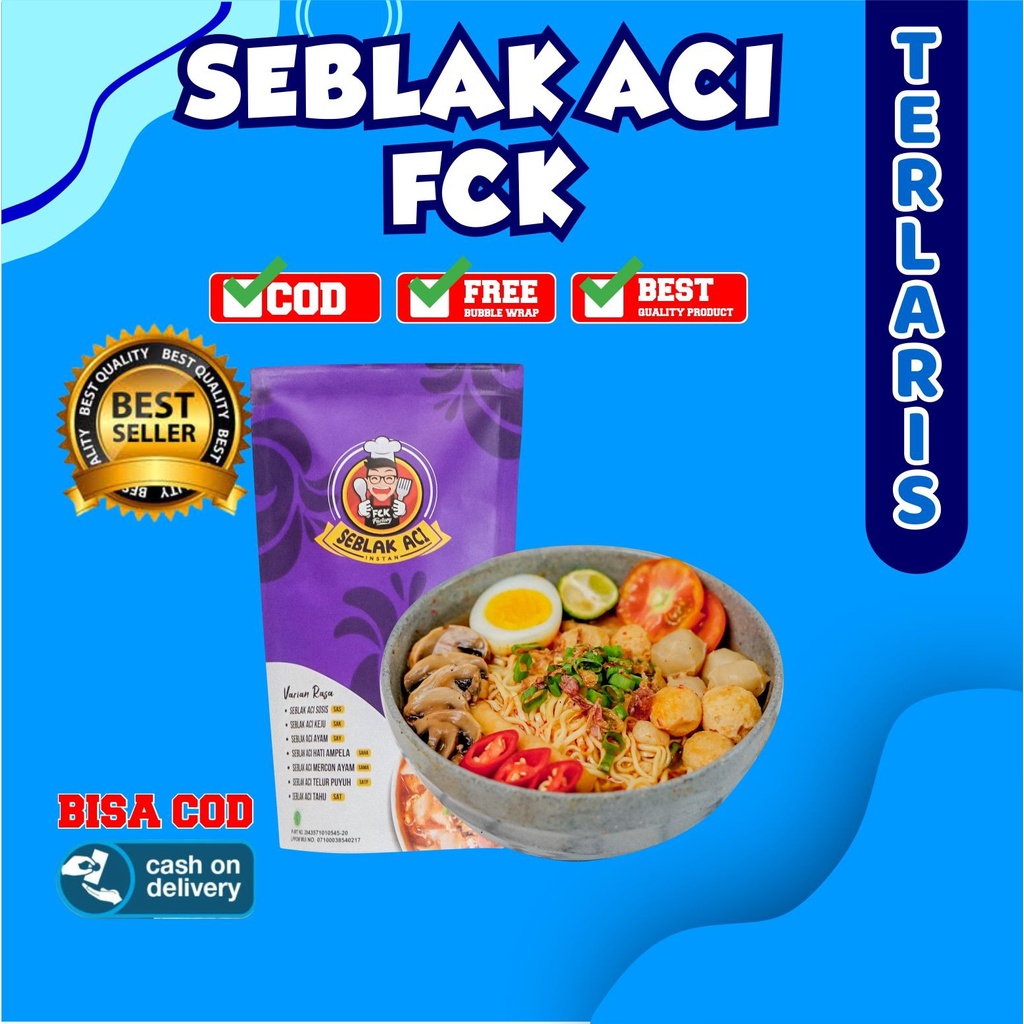 Jual SEBLAK INSTAN FCK BANDUNG TERLEZAT SEBLAK INSTANT JAMUR FCK SEBLAK ...