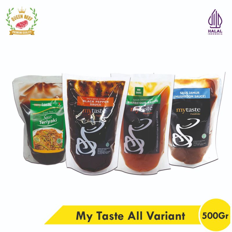 Jual Mytaste saus mushroom 500 gram / bbq sauce / black paper ...