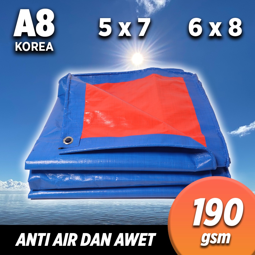 Jual Terpal Plastik Korea 5x7 6x8 A8 Premium Harga Termurah Rp 8,300/m ...