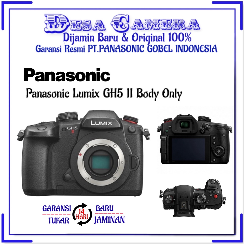 Jual Panasonic Lumix GH5 II Body Only / Lumix GH 5 Mark 2 Resmi | Shopee Indonesia