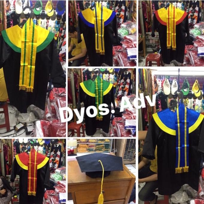 Jual Toga wisuda SD toga sd baju toga untuk anak-anak SD bahan satin ...