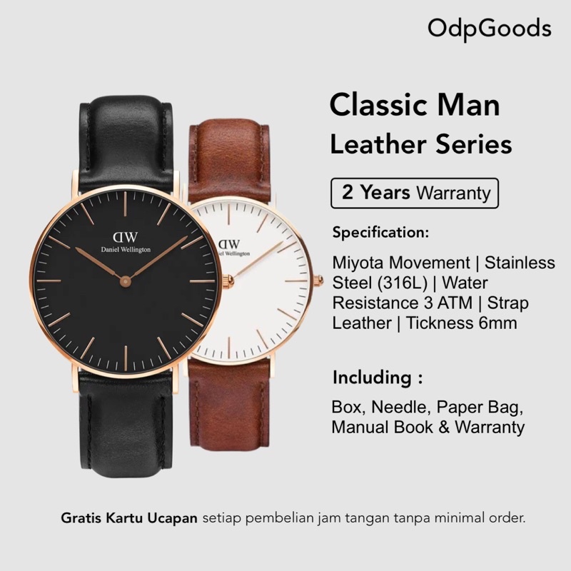 Jual (Original 100% - Garansi 2 Thn) Jam Tangan Daniel Wellington ...