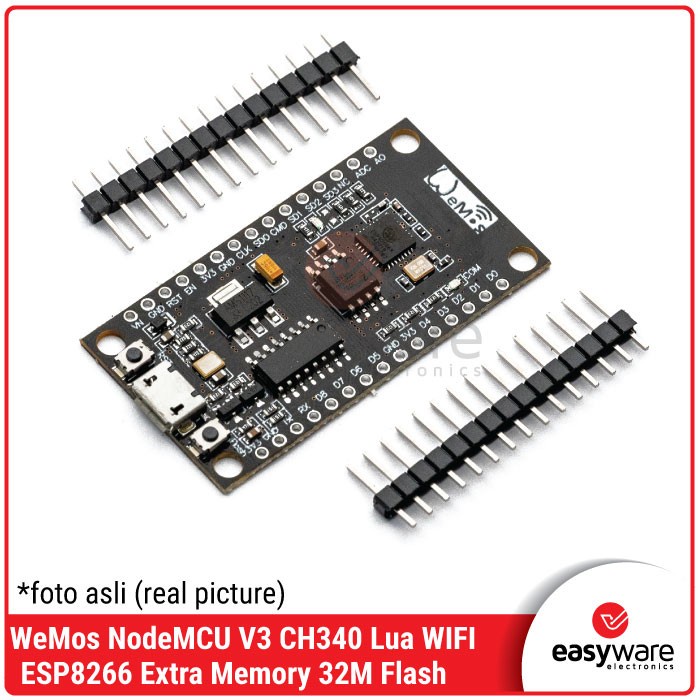 Jual [Wr540] Wemos Nodemcu V3 Ch340 Esp8266 Lua Wifi Module Extra ...