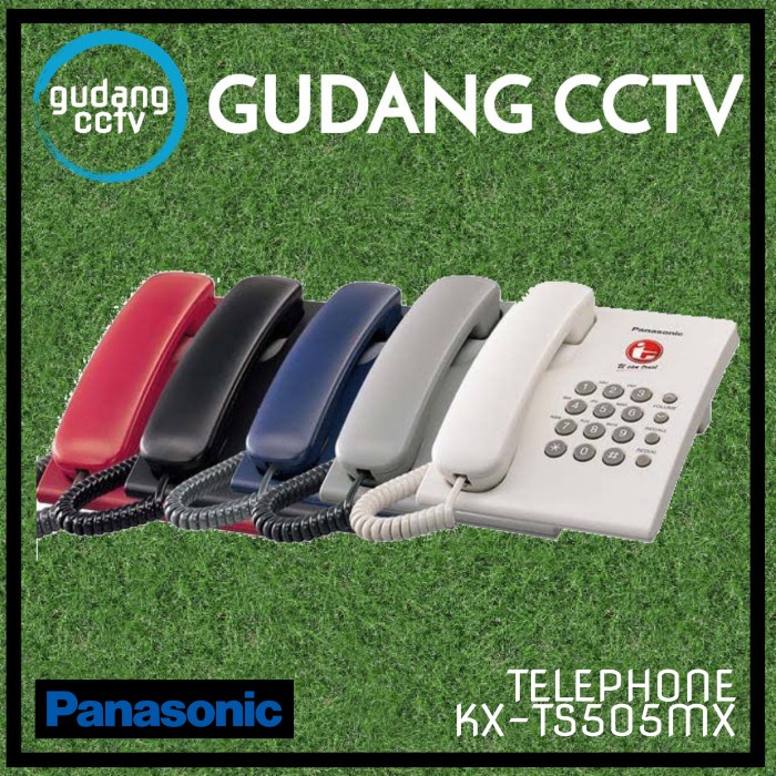 Jual telepon rumah panasonic kx-ts505mx - Navy | Shopee Indonesia