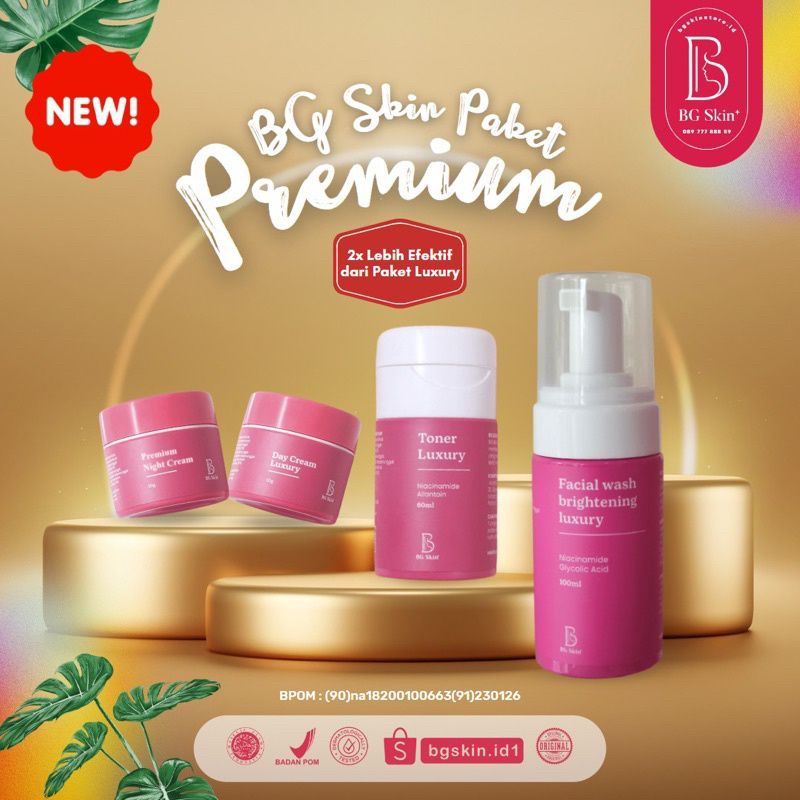 Jual BG skin/bgskin /bgskin PREMIUM GRATIS GIFT/BG Skincare/Skincare BG ...