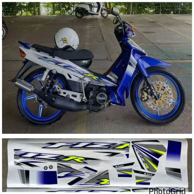 Jual STRIPING VARIASI FIZR 2004 BIRU FIZ R custom YAMAHA | Shopee Indonesia