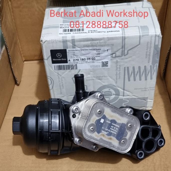 Jual Housing Filter Oli Atau Oil Cooler Mercedes M270 B200 Cga ...