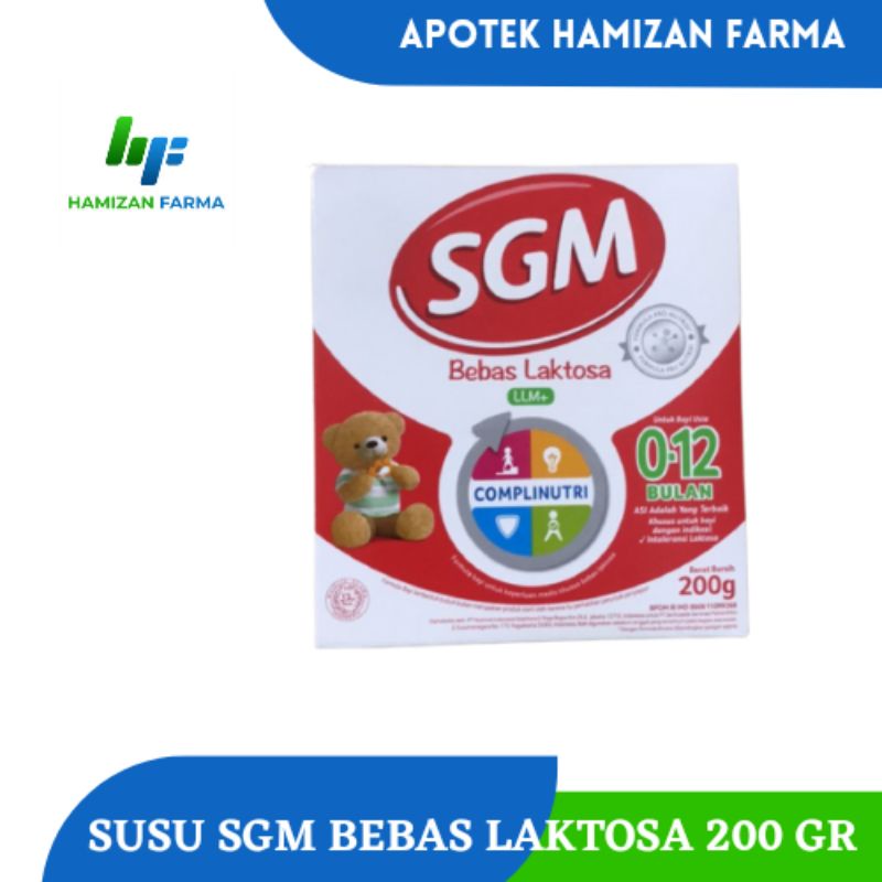 Jual SUSU SGM LLM+ | SUSU SGM BEBAS LAKTOSA (0-12 BULAN) 200 GR ...