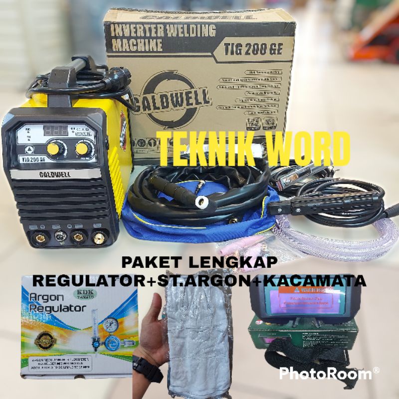 Jual MESIN LAS ARGON CALDWELL TIG 200 GE/ MESIN LAS INVERTER CALDWELL ...