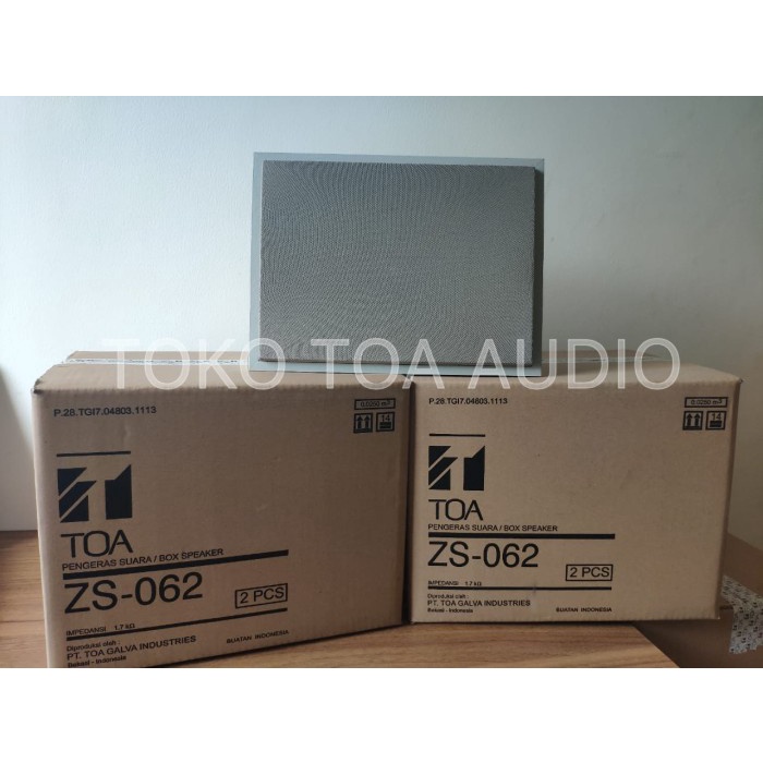 Jual Box speaker toa wall speaker dinding Toa 6 watt ZS-062 ZS 062 | Shopee Indonesia