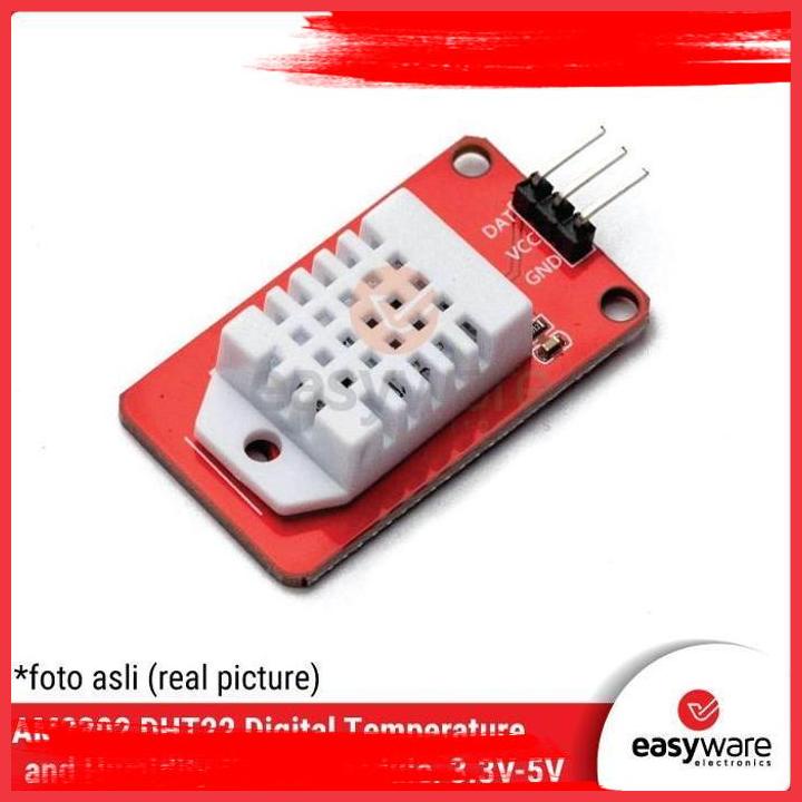 Jual (EASY) AM2302 DHT22 DHT-22 DIGITAL TEMPERATURE & HUMIDITY SENSOR ...