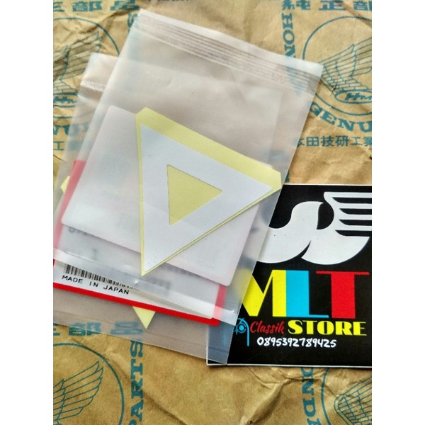 Jual sticker segitiga honda original | Shopee Indonesia