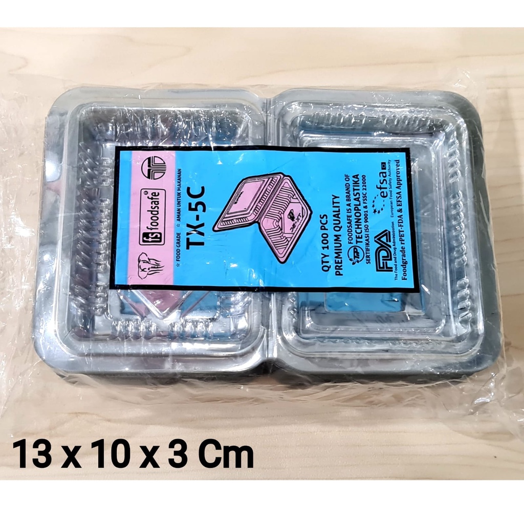 Jual Kotak Mika Kue 5C Isi 100 Pcs | Shopee Indonesia