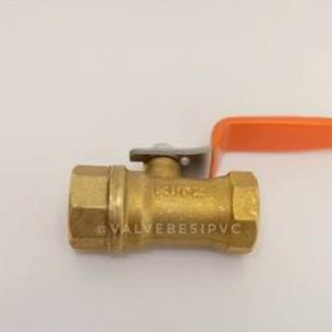 Jual Stop Kran/ Ball Valve 1/2 Inch Merek Kitz Original | Shopee Indonesia