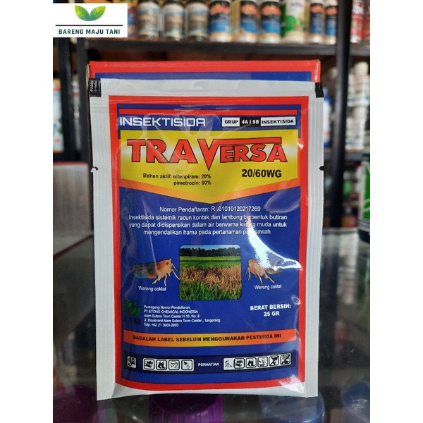 Jual Insektisida TRAVERSA 20/60 WG Pembasmi Wereng, Kutu Kebul, Hama ...