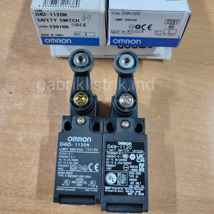 Jual Limu Limit Switch D4D 1120N Prsmaan D4N 1120 2120 4120 1121 2122 4122 Omron | Shopee Indonesia