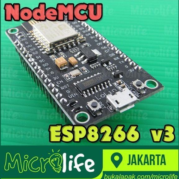 Jual NodeMCU v3 Lolin LUA WiFi CH340 ESP8266 IoT | Shopee Indonesia