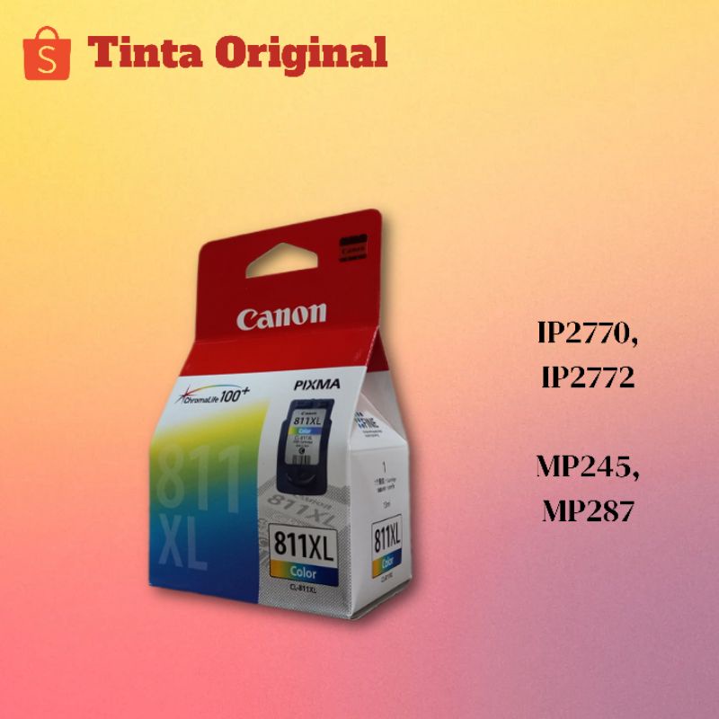 Jual Tinta Canon CL-811xl Color ( Warna ) Original | Shopee Indonesia