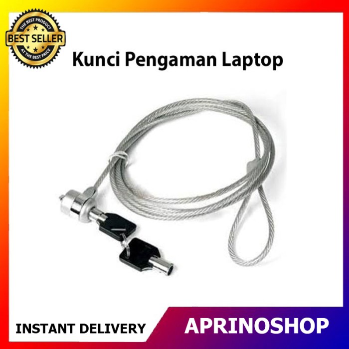 Jual Kunci Pengaman Laptop Lock Notebook Komputer dengan Anak Kunci ...