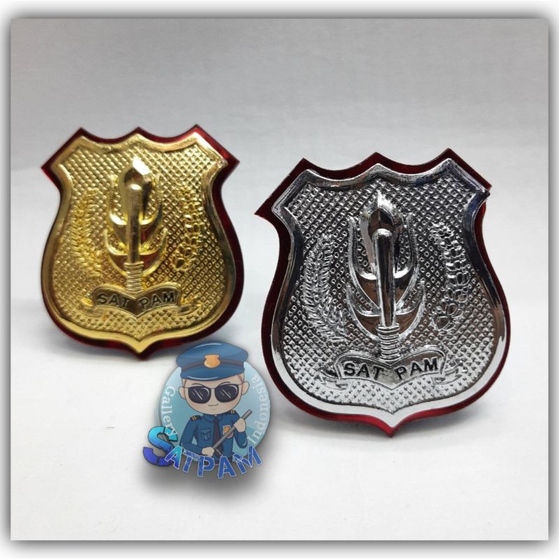 Jual KEWENANGAN SATPAM AKRILIK / LENCANA SATPAM SECURITY PIN SATPAM ...