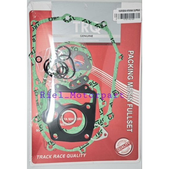 Jual Fullset (TRQ) KARISMA / SUPRA X 125 / KIRANA fulset full set paking gasket perpak | Shopee ...
