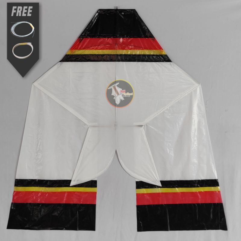 Jual layangan cotek lawas bongkar pasang knockdown V1 lebar 110cm x ...