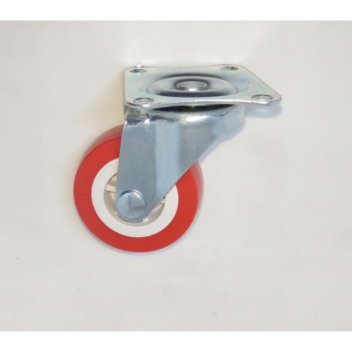 Jual Roda Nylon Caster PVC Castor Hidup Kursi Lemari Putar 2" 50mm ...