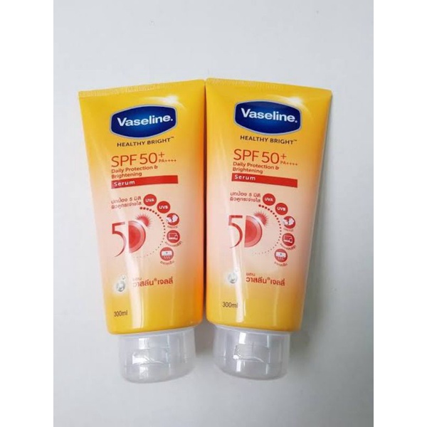 Jual [300ml] Vaseline healthy bright SPF50+ PA++++ ORIGINAL THAILAND ...