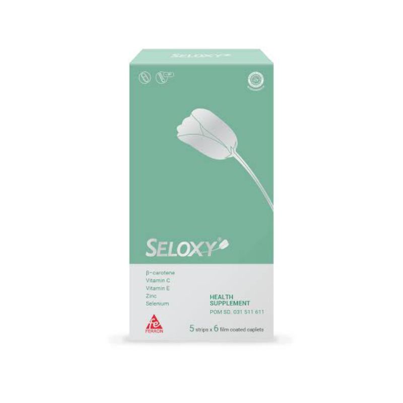 Jual SELOXY KAPLET ISI 30 KAPLET / SELOXY HIJAU / VITAMIN KESEHATAN ...