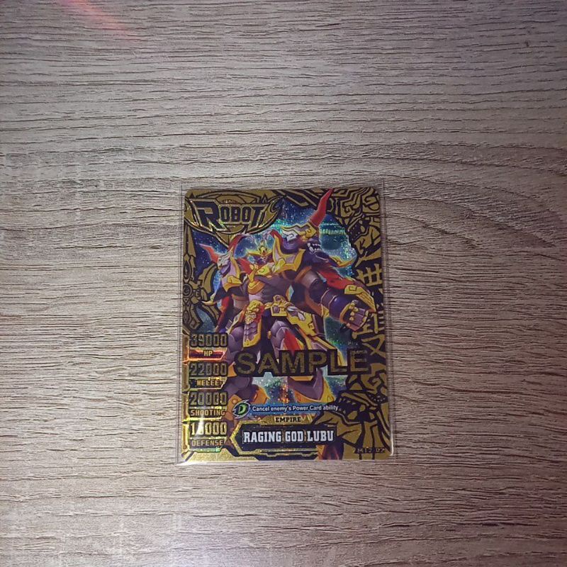 Jual Hero of robots sample legend raging God lubu original | Shopee ...