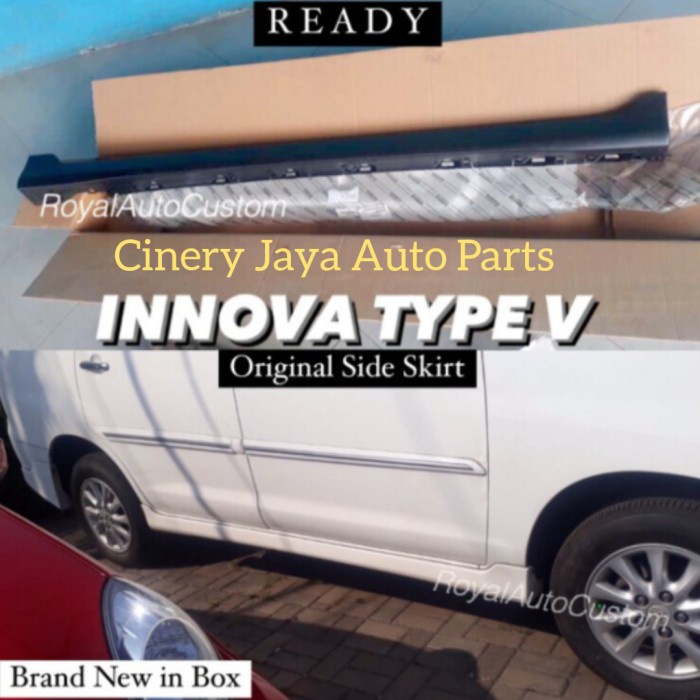Jual TRISPLANG Side Skirt BODYKIT Sideskirt SAMPING Innova V Original ...