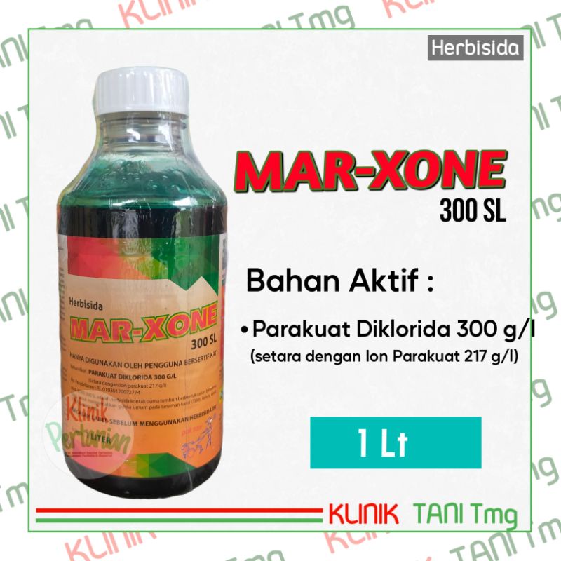 Jual MARXONE 300SL Herbisida Kontak Ampuh untuk mematikan Rumput Liar ...