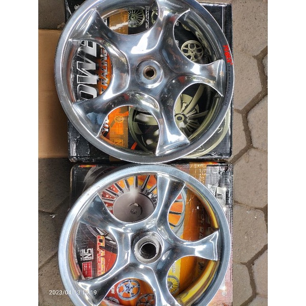 Jual velg mio j soul gt merk power depan belakang | Shopee Indonesia