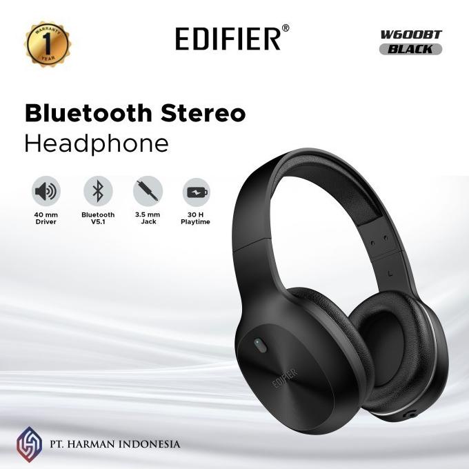 Jual EDIFIER Headphone W600BT Wireless Stereo Bluetooth BT5.1 | Shopee ...