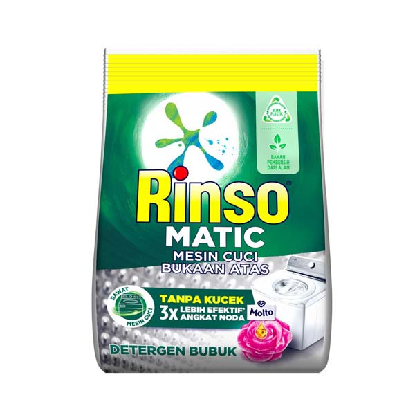 Jual RINSO MATIC POWDER TOP LOAD 1.65 KG | Shopee Indonesia