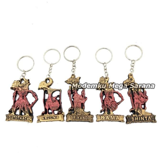 Jual Souvenir Gantungan Kunci Wayang Fiberglass | Oleh Oleh Khas Jogja div01 | Shopee Indonesia
