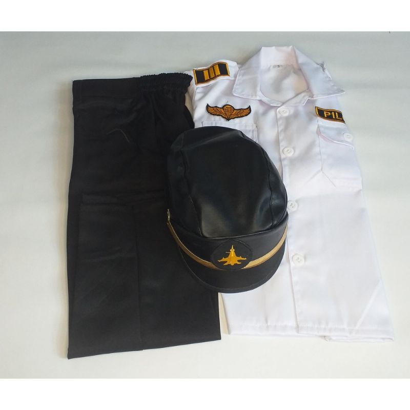 Jual Seragam Pilot anak/baju pilot anak/Kostum anak tk/paud | Shopee ...