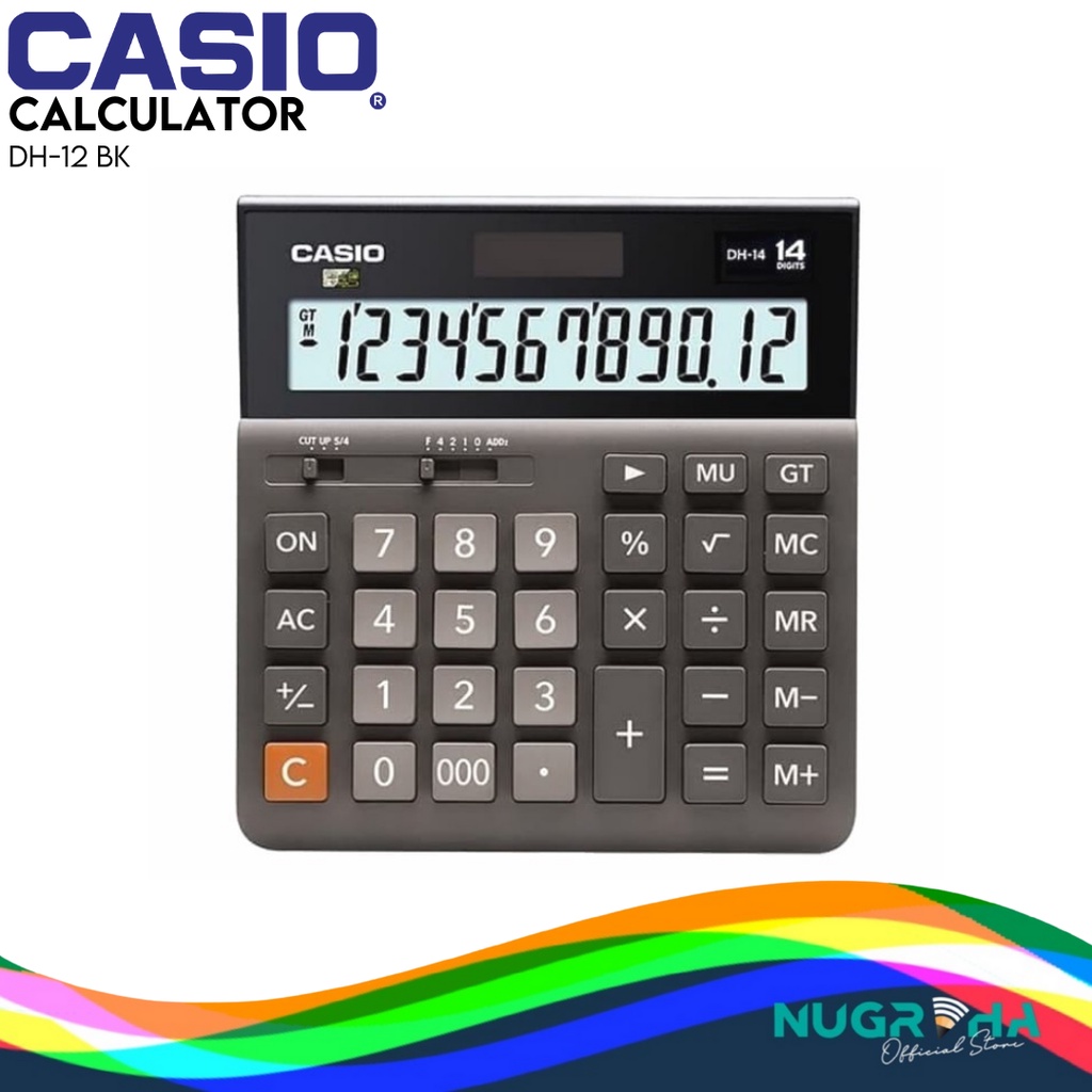 Jual KALKULATOR CASIO DH 12 BK | Shopee Indonesia
