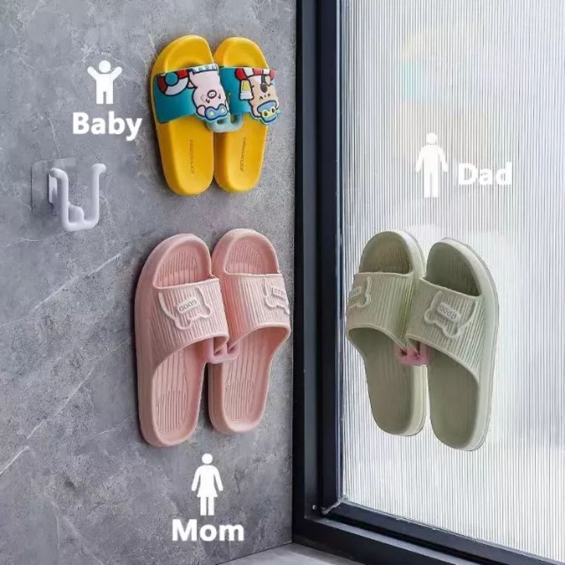 Jual Gantungan Sandal Selop Tempel Dinding Wall Mounted Slippers Hanger ...
