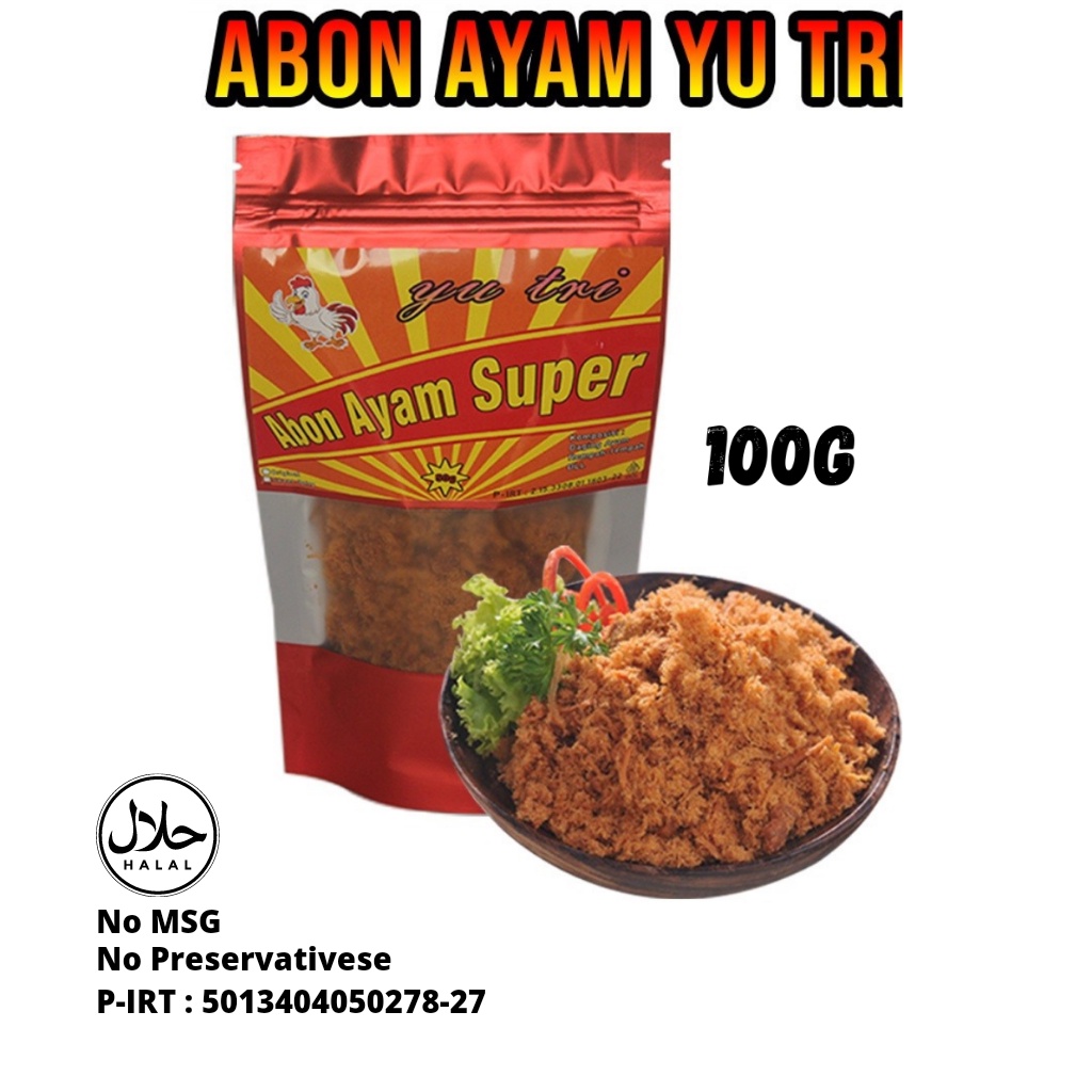 Jual Abon Ayam Yu Tri Chicken Floss Asli Original Premium Snack Cemilan ...