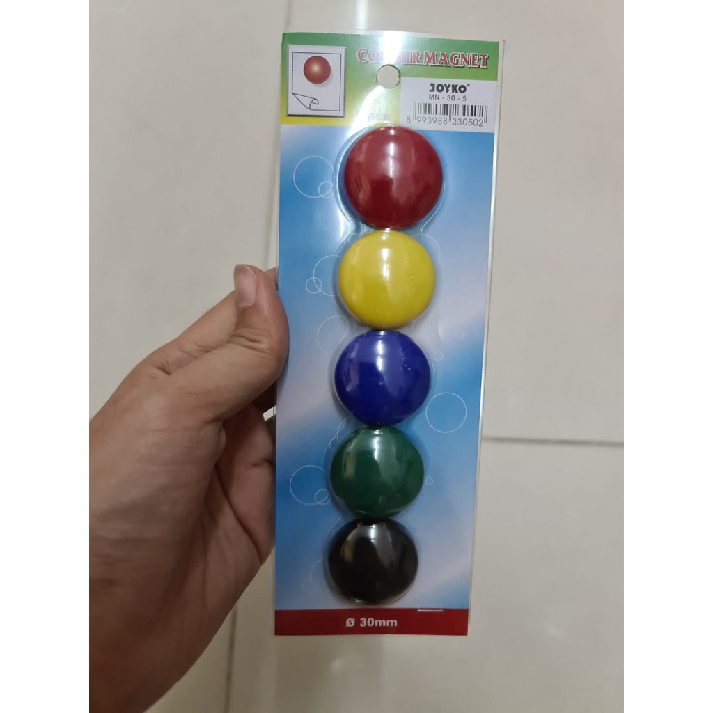 Jual Joyko Color Magnet MN-30-5 Maknit Berwarna | Shopee Indonesia
