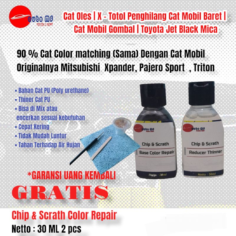 Jual Cat Oles Hitam | Jet Black Mica | Mitsubishi Xpander | Pajero ...
