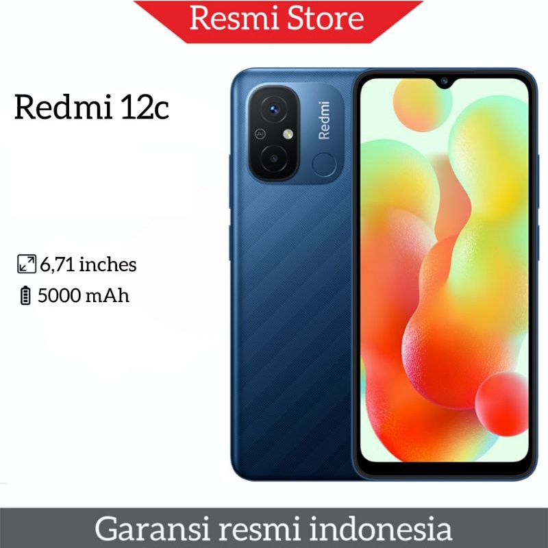 Jual Xiaomi Redmi 12c (3/32 & 4/64 & 4/128) NEW BNIB | Shopee Indonesia